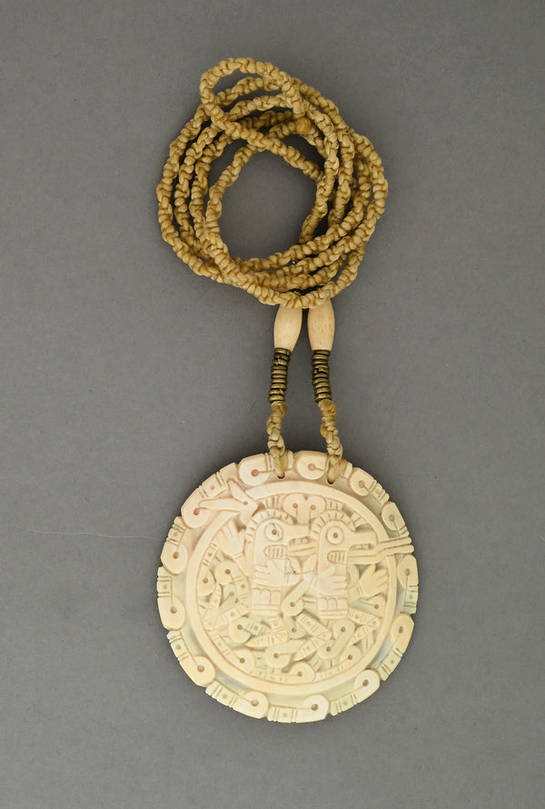 Carved Shell Pendant by Dan Townsend - Long Ago & Far Away