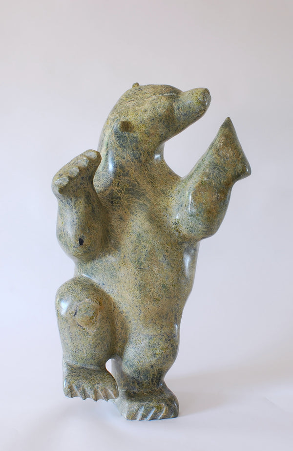 Large Dancing Bear by Enook Manomie c.1997 - Long Ago & Far Away